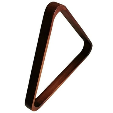 GSE Games & Sports Expert 2-Tone Solid Wood Billiard Ball Rack. 8-Ball ...