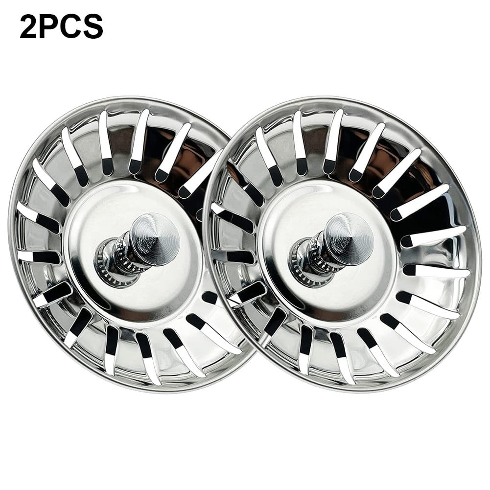 BAMILL Drain Plug Stainless Steel Kitchen Sink Plug and Strainer ...