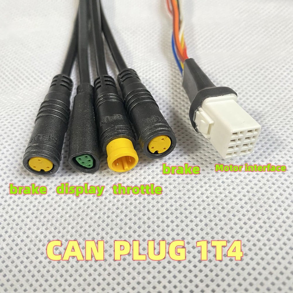 BAMILL E-bikeTorque Motor 1T4 Cable for Bafang M400 G330 G510 M620 Can/Uart Protocol - Walmart.com