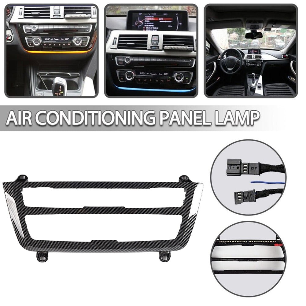 BAMILL For BMW 3 F30 F31 F34 LCI Radio Trim LED Dashboard Center ...