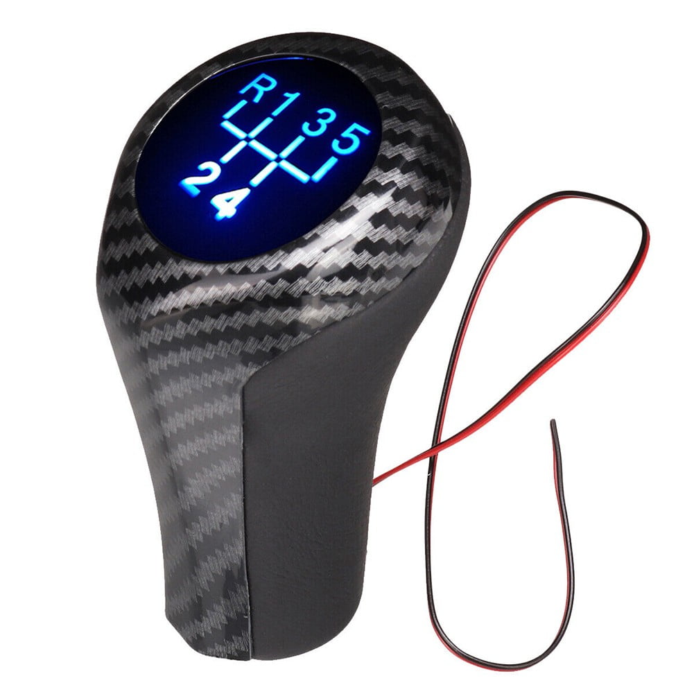 BAMILL Gear Shift Knob Shifter With LED Light For BMW E46 E90 E91 E92 ...