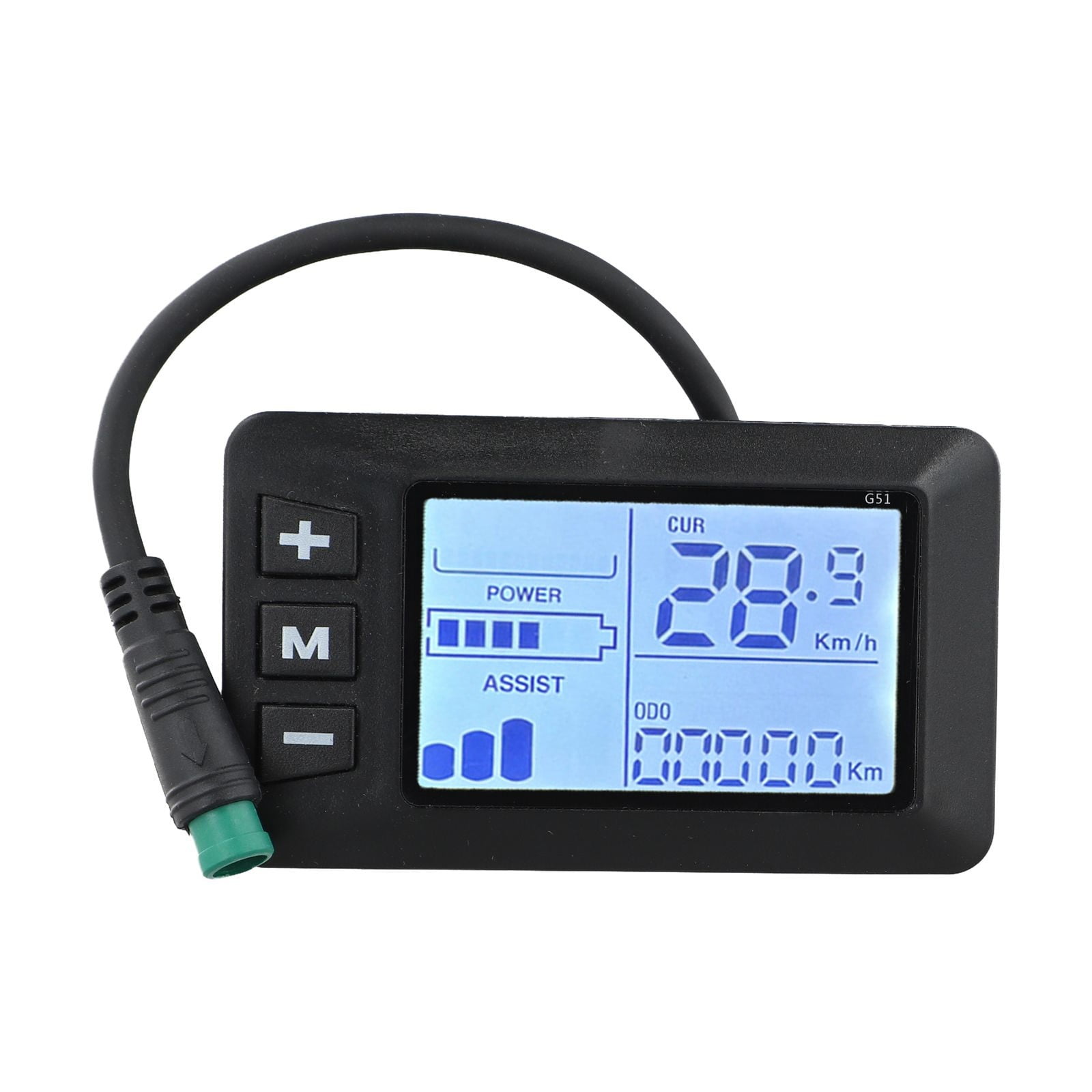 BAMILL LCD E Bike Display with 5 Pins Interface Clear Readability for ...