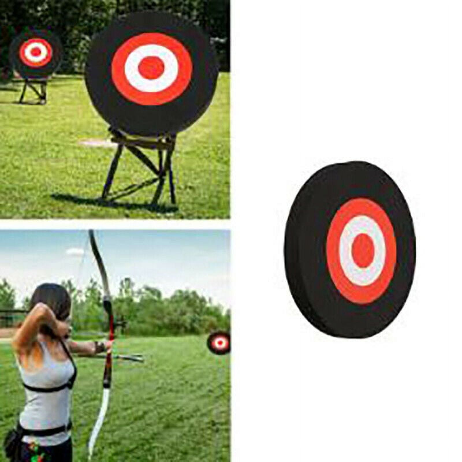 BAMILL Archery Foam Target, EVA Foam, 25x25x3cm, Black and White ...