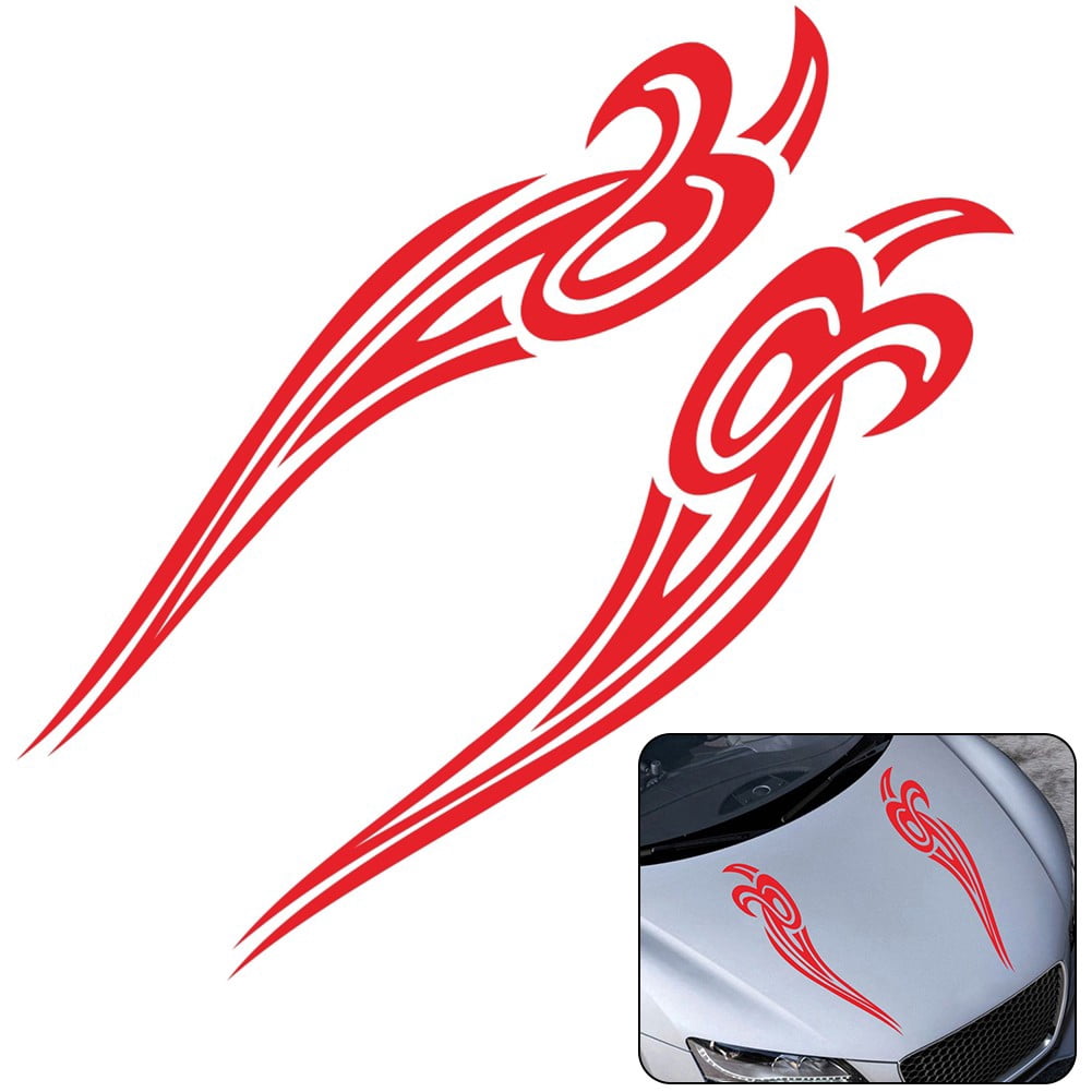 BAMILL Racing Hood Stripes Decal Vinyl Stickers for Car SUV Truck ...
