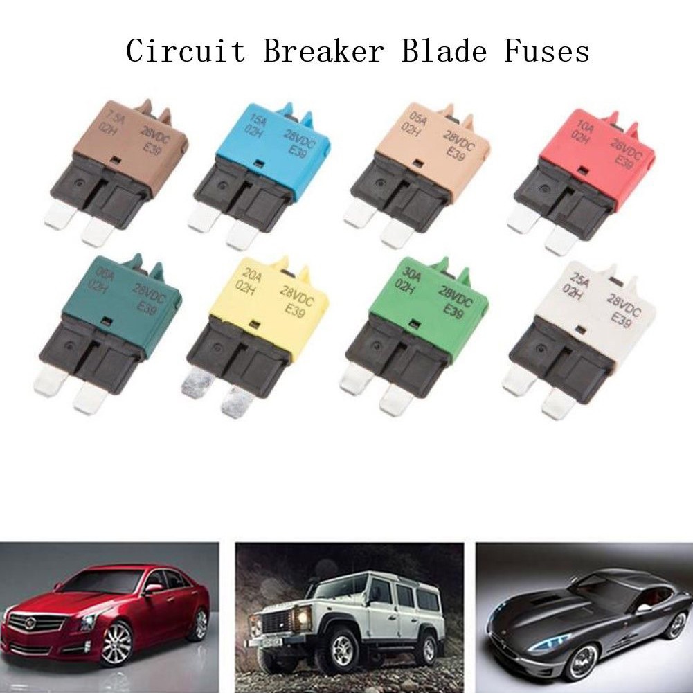 BAMILL Resettable Blade Fuse Housing Circuit Breaker Fuse Blade Manual ...