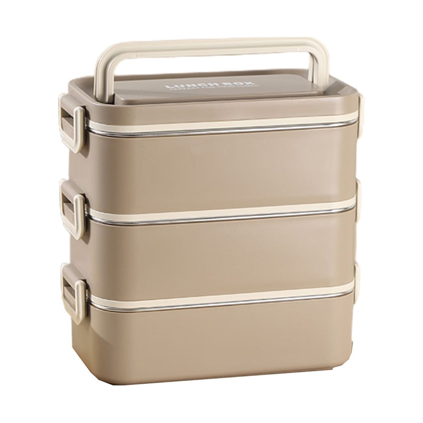 BAMILL Stainless Steel Insulated Bento Boxes Stackable Leakproof Lunch ...