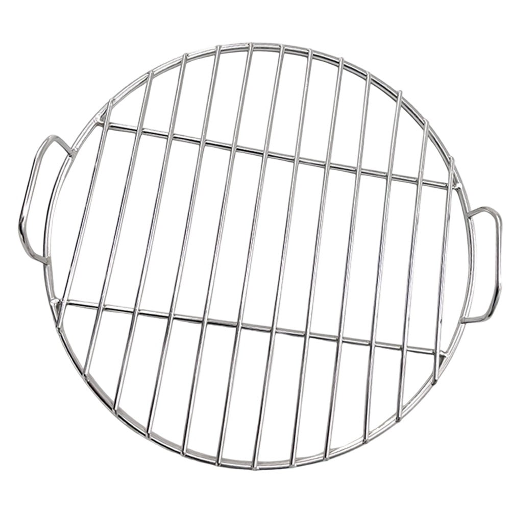 BAMILL Stainless Steel Round Grid Net Barbecue Net Baking Tray BBQ Grid ...