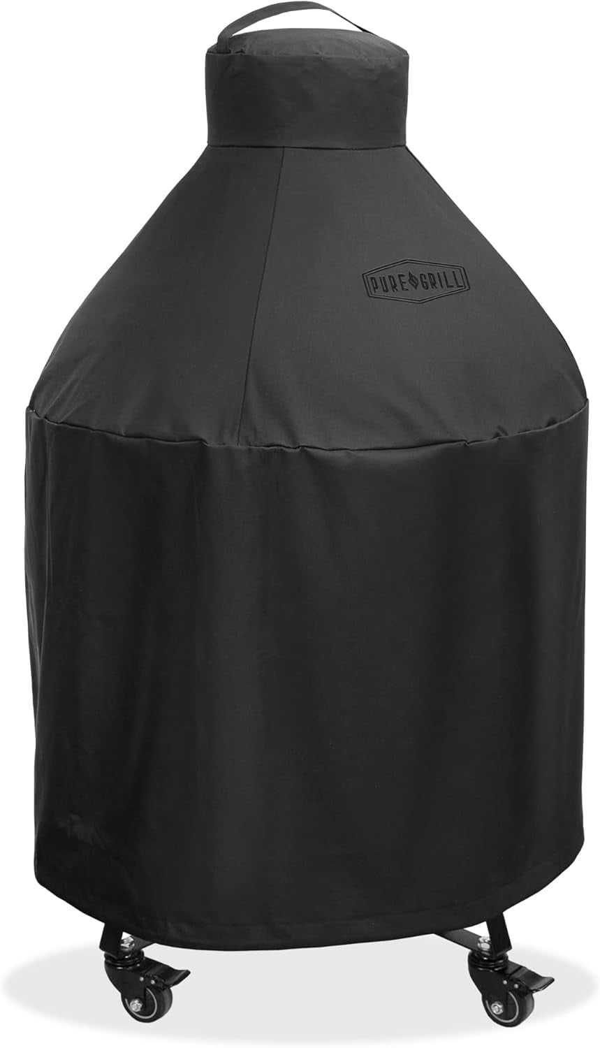 BAN 22-Inch Ceramic Grill Cover - Universal Fit for All Large Kamado ...