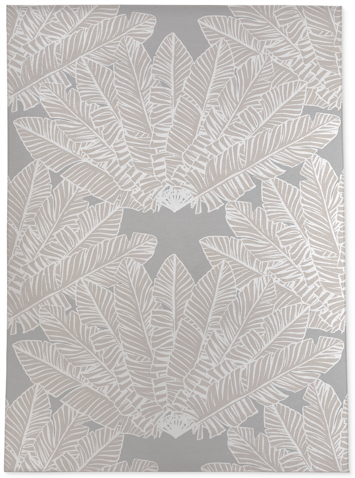 BANANA LEAVES GREY Outdoor Rug By Kavka Designs - Walmart.com