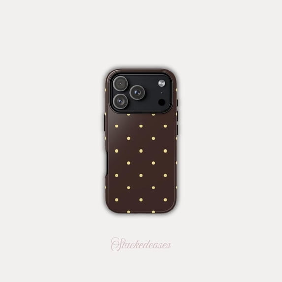 BANANA POLKA DOT Protective Phone Case for iPhone 11 12 13 14 15 16 17 ...