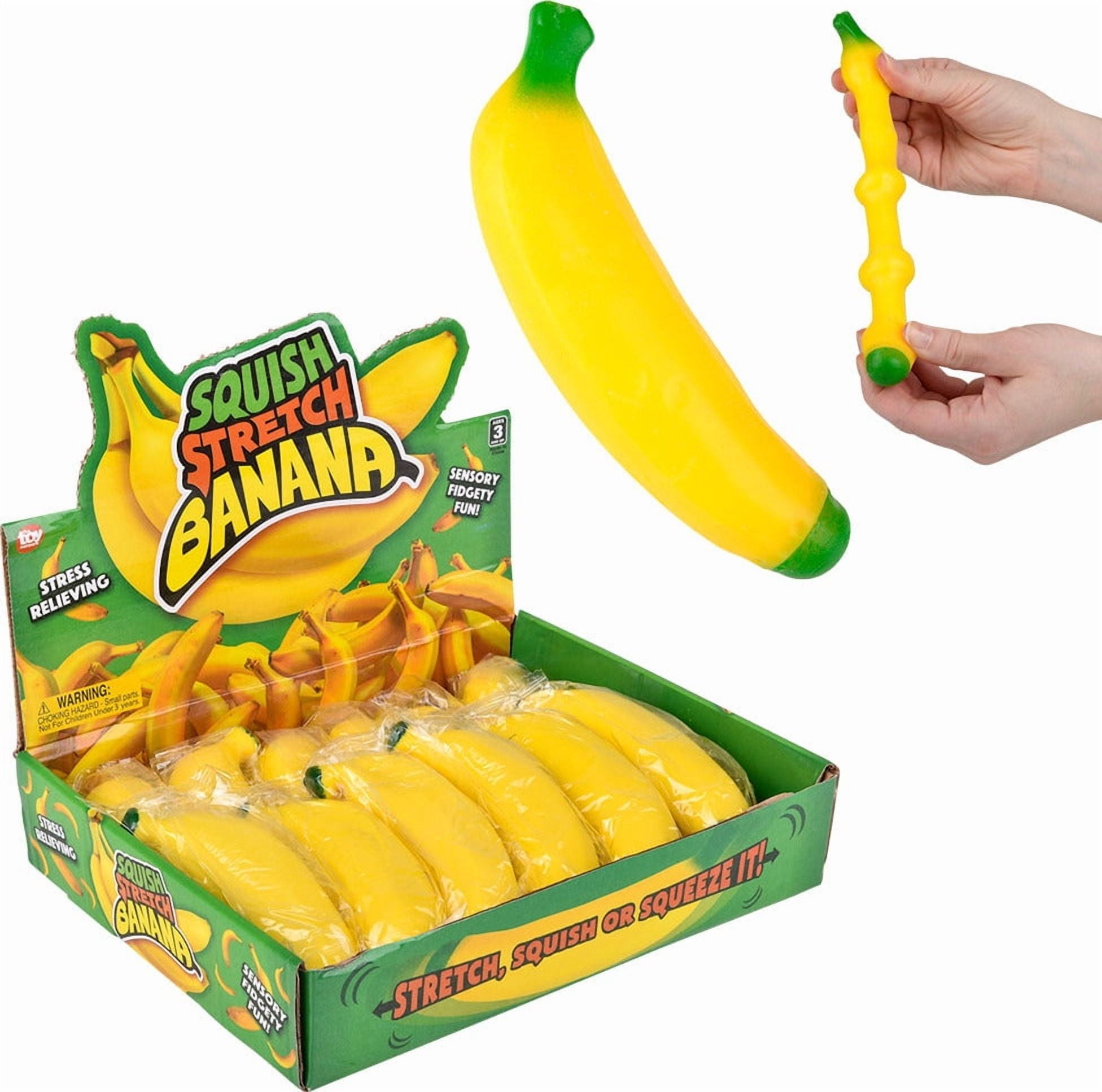 Rhode Island Novelty - STRETCH AND SQUEEZE BANANA [5.5 inch] - Walmart.com