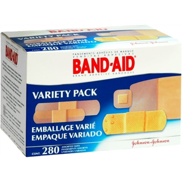 BAND-AID Bandages Variety Pack 280 Each - Walmart Business Supplies