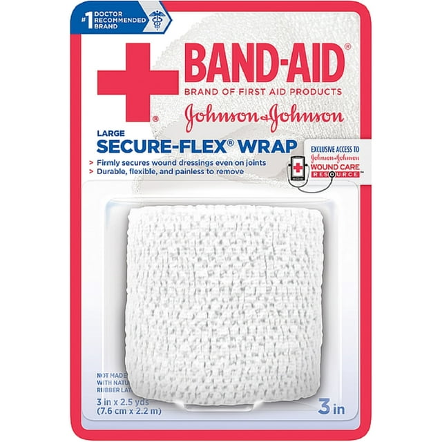 BAND-AID First Aid Secure-Flex Wrap, Large 1 Each - (Pack of 2 ...