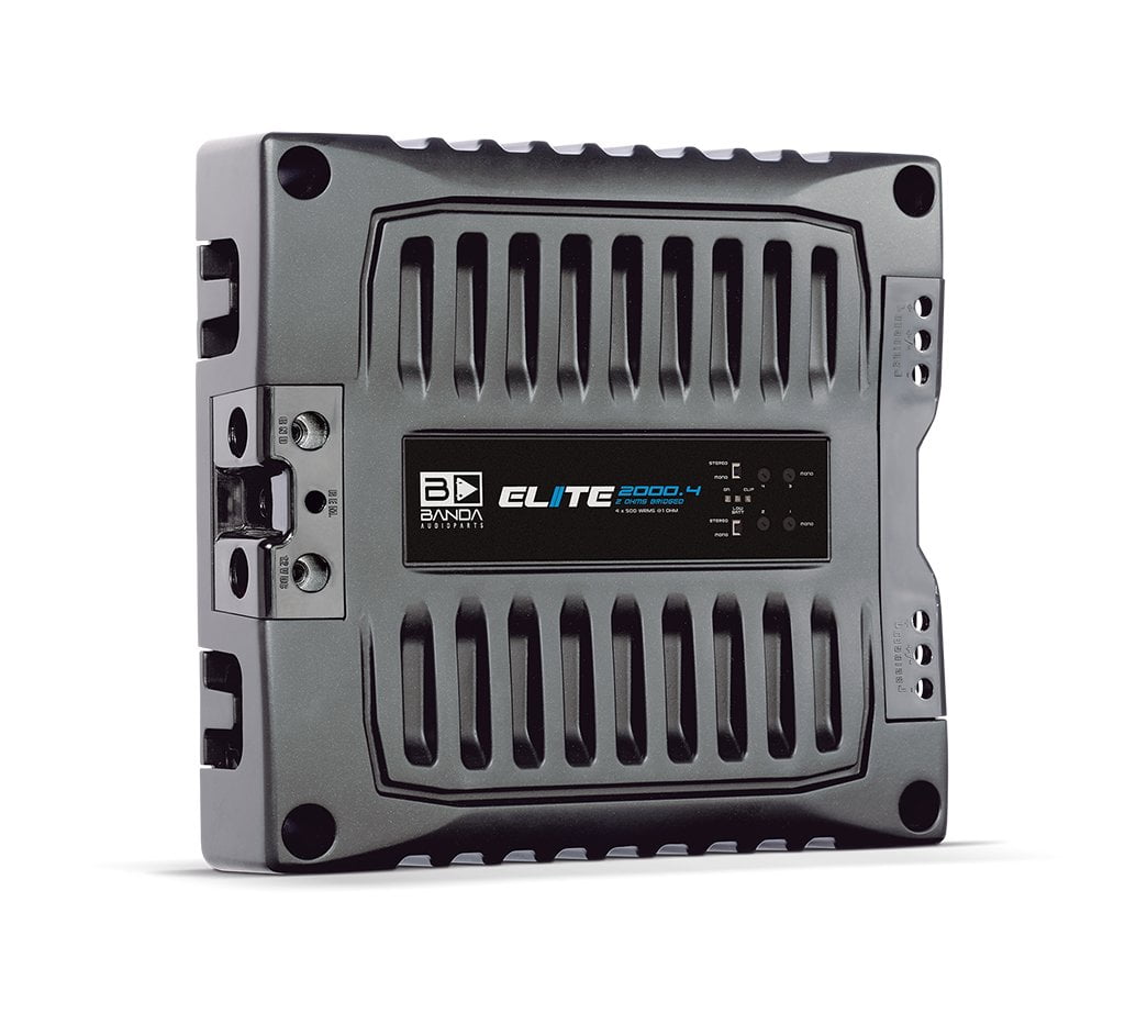 BANDA Elite2000.41BK Car Amplifiers 2000 Watt 4-Channel 1 Ohm - Walmart.com