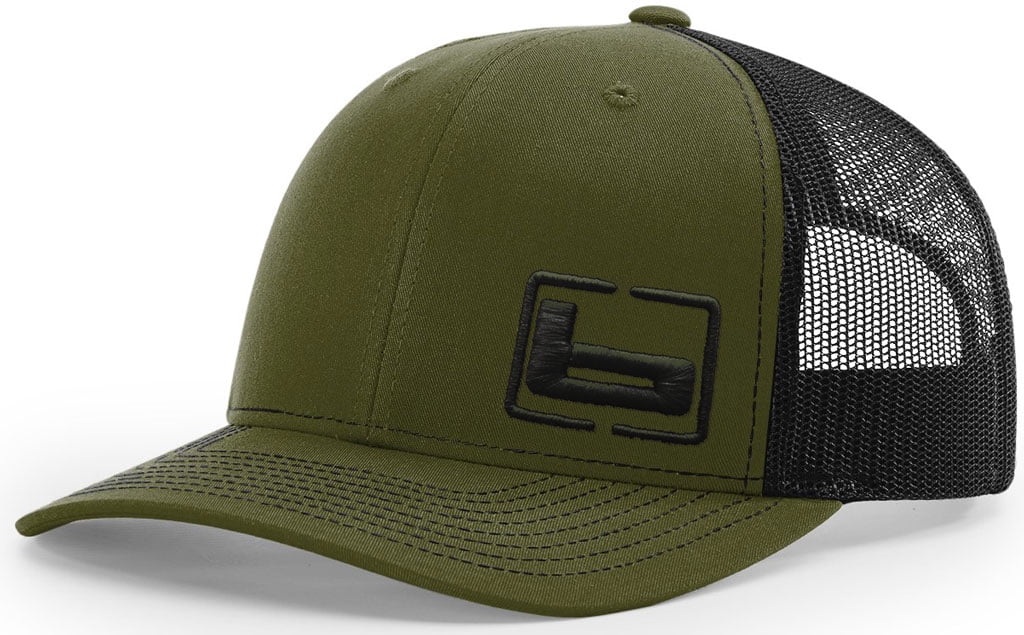 BANDED Trucker Cap-Side Logo-Loden/Black (B03584) - Walmart.com