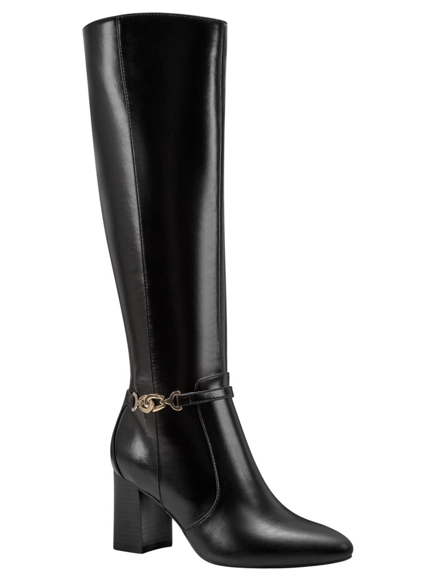 BANDOLINO Womens Black Hardware Strap Detail Goring Padded Brenda ...