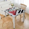 BANET Abstract Watercolor Summer Background Square Fitted Tablecloth ...
