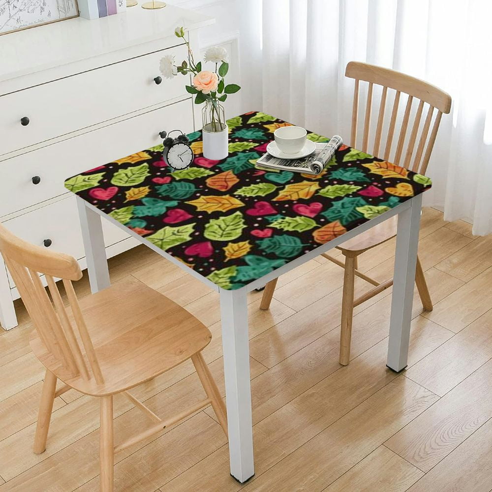 BANET Autumn Theme Square Tablecloth,Stain Wrinkle Resistant Reusable ...
