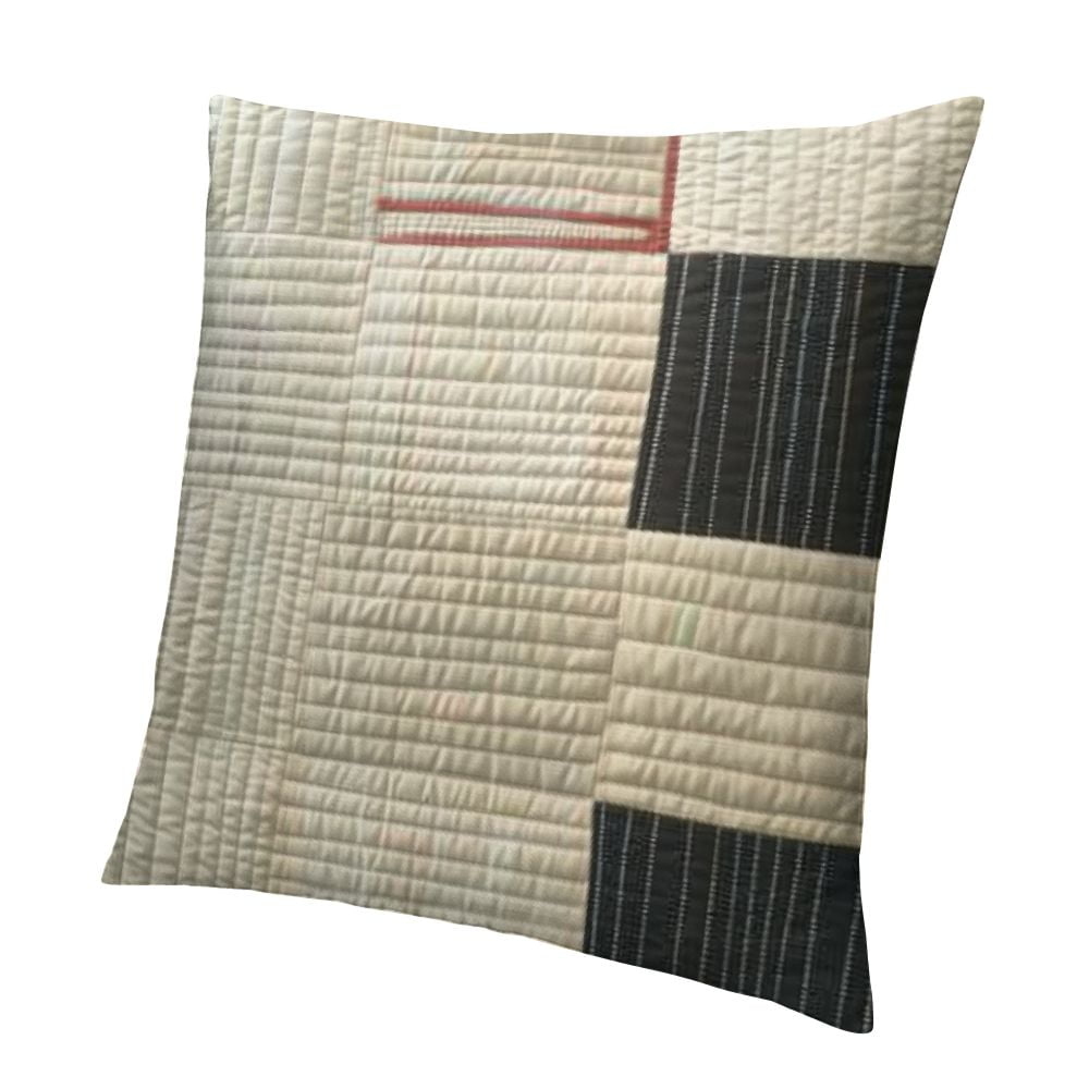 BANET Beige Corduroy Pillow Covers Boho Decorative Spliced Throw Pillow ...