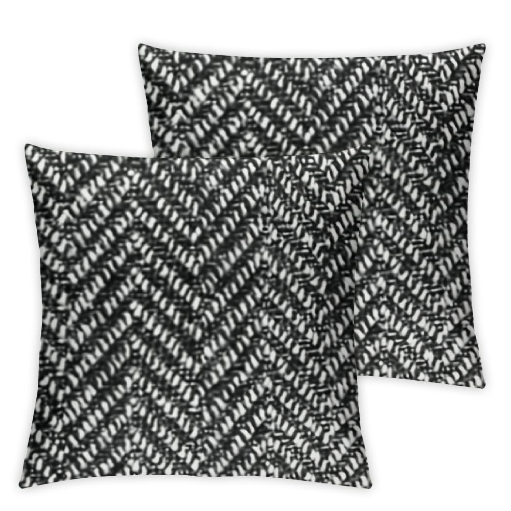 BANET Black White Abstract Throw Pillow Covers, Digital Blended Hidden ...