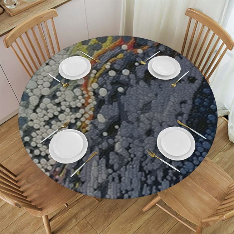 BANET Boho Chic Round Tablecloth Space Table Cloth Starry Night ...