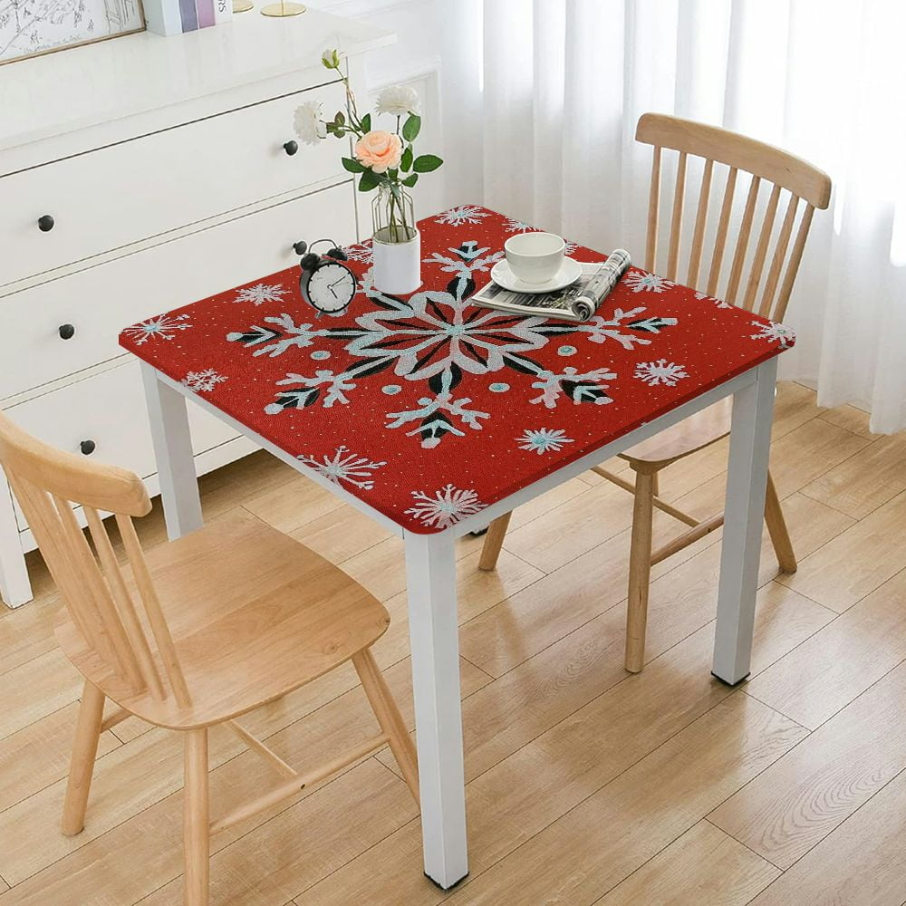 BANET Christmas Decor Heavy Duty Vinyl Oilcloth Tablecloth PVC ...