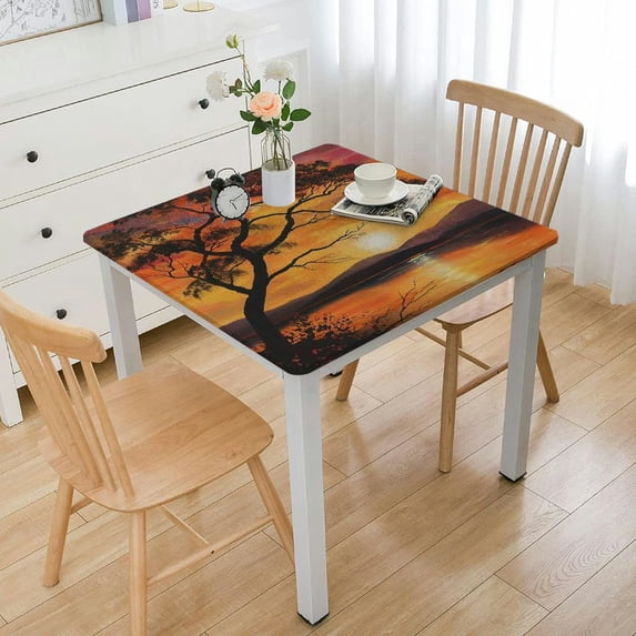 BANET Country Themed Square Tablecloth - for Kitchen Party Dinner Table ...