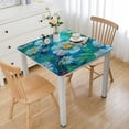 BANET Decorative Elastic Edged Square Fitted Tablecloth,Chamomile Daisy ...