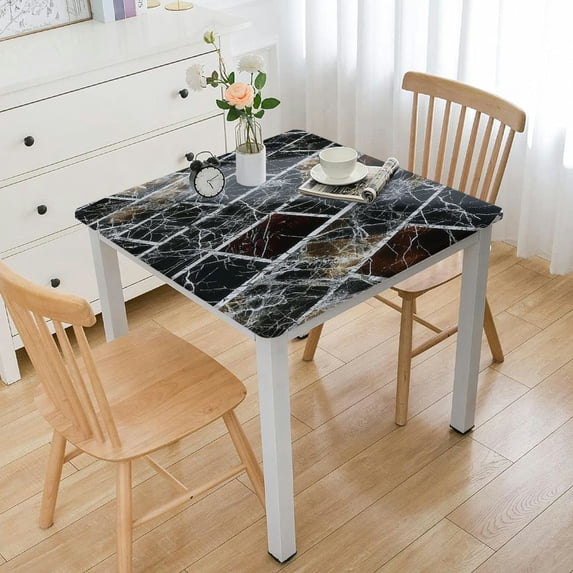 BANET Decorative Elastic Edged Square Fitted Tablecloth,Mosaic Tiles ...