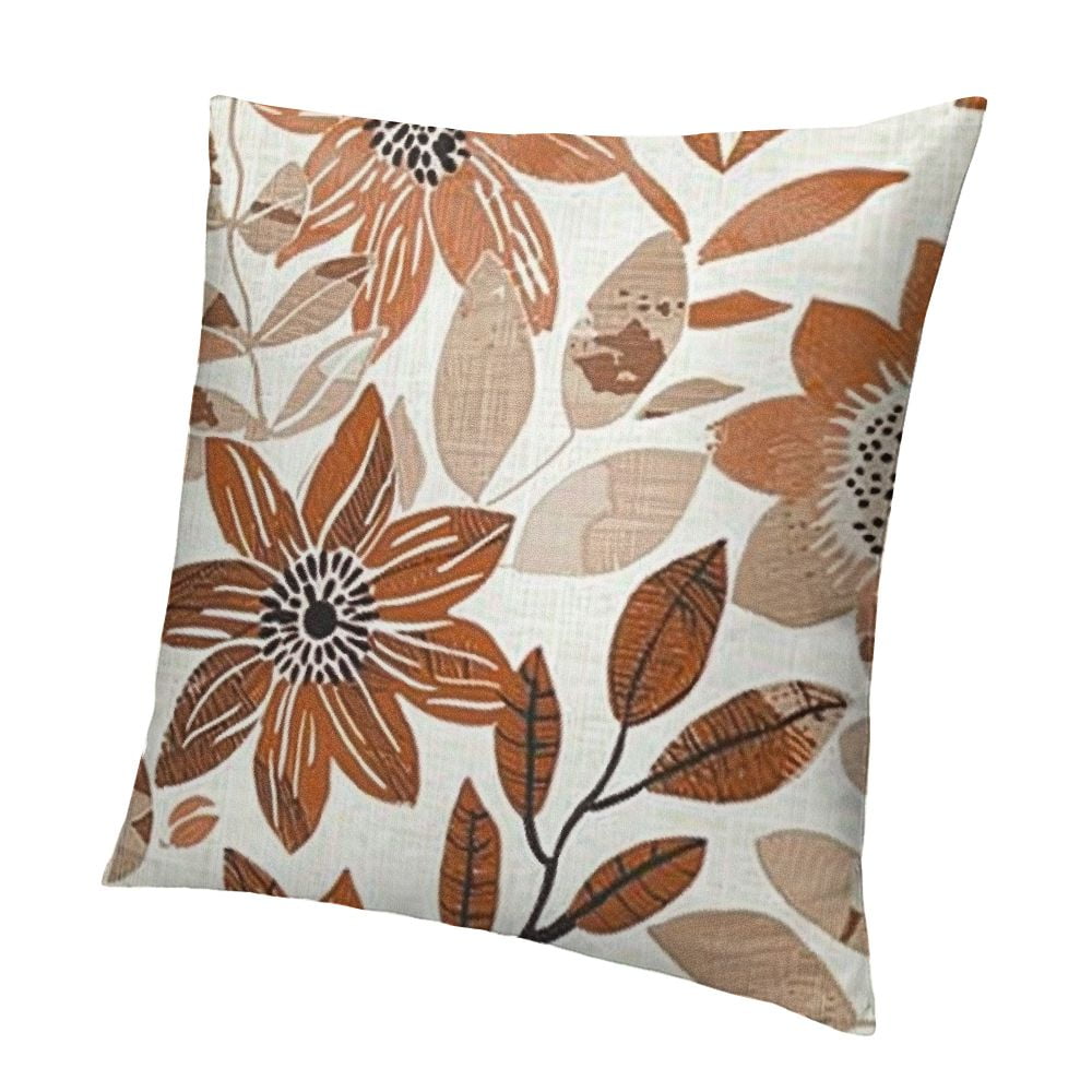 BANET Decorative Throw Pillows Cases for Sofa Couch Bed, Pattern White ...