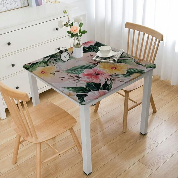 BANET Flower Tablecloth, Pink Floral Table Cloth for Rectangle Tables ...