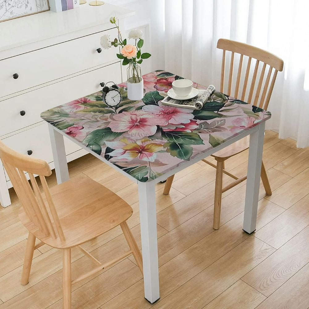 BANET Flower Tablecloth, Pink Floral Table Cloth for Rectangle Tables ...