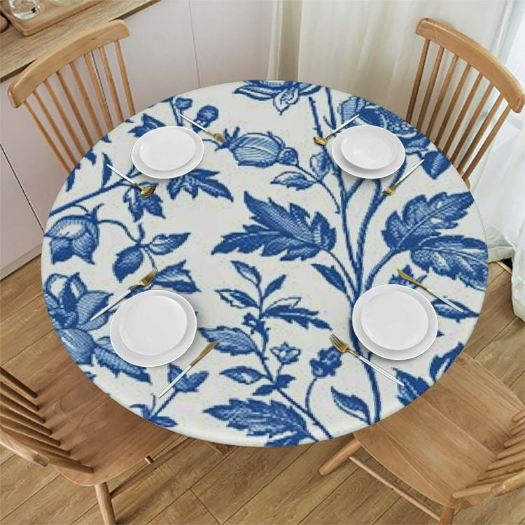 BANET Happy Birthday Round Tablecloth Black Gold Flags Ribbon Balloons ...