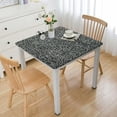 BANET Heavy Duty Vinyl Tablecloth with Flannel Backing Waterproof Oil ...