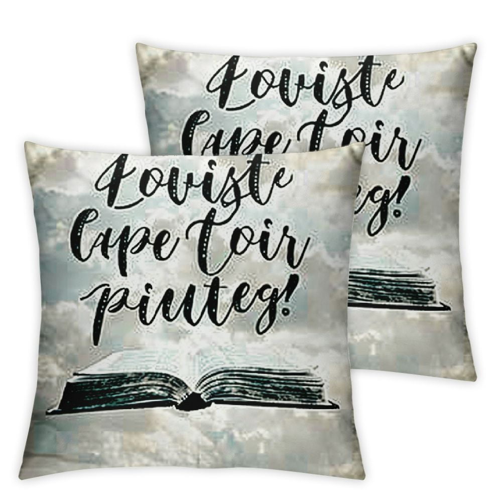 BANET Home Decorative Throw Pillow Covers Bible Quote, with All Things ...