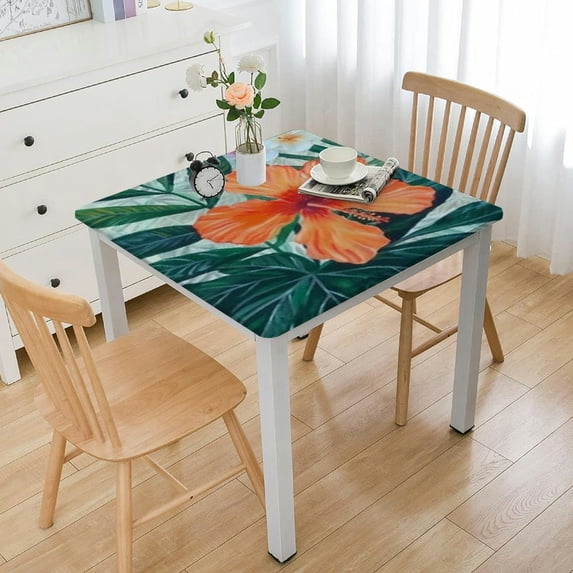 BANET Leaf Square Tablecloth Palm Leaves Table Cloths Square Table ...