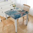 BANET Nautical Coastal Rectangle Tablecloth Beach Ocean Print Table ...