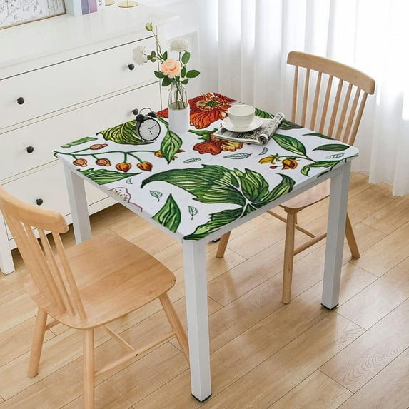 BANET Outdoor Indoor Spill Proof Waterproof Tablecloth,Vintage Floral ...