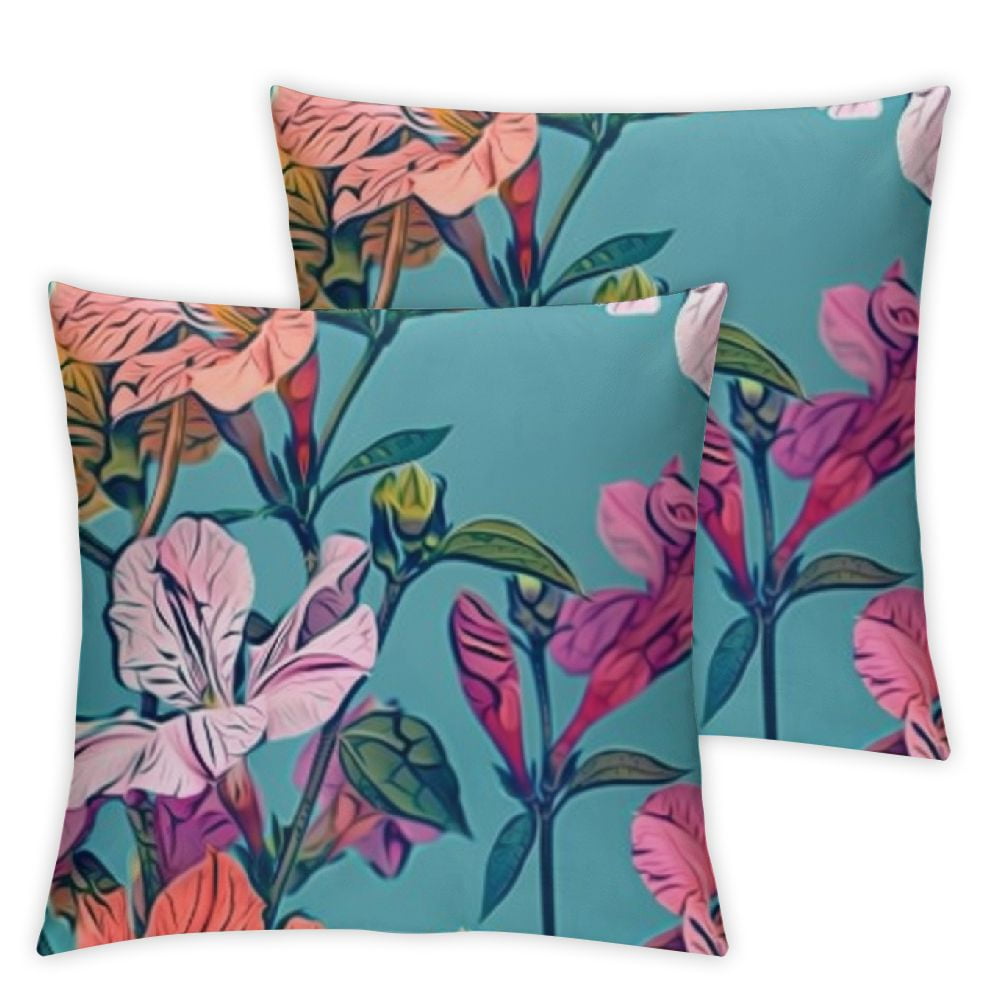 BANET Pack of 2 Decoration Throw Pillow Covers Polyester Soft Solid ...