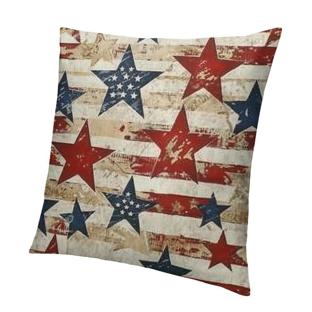 BANET Pillow Covers , Red Blue Decor Throw Pillows Pillowcase Outdoor ...