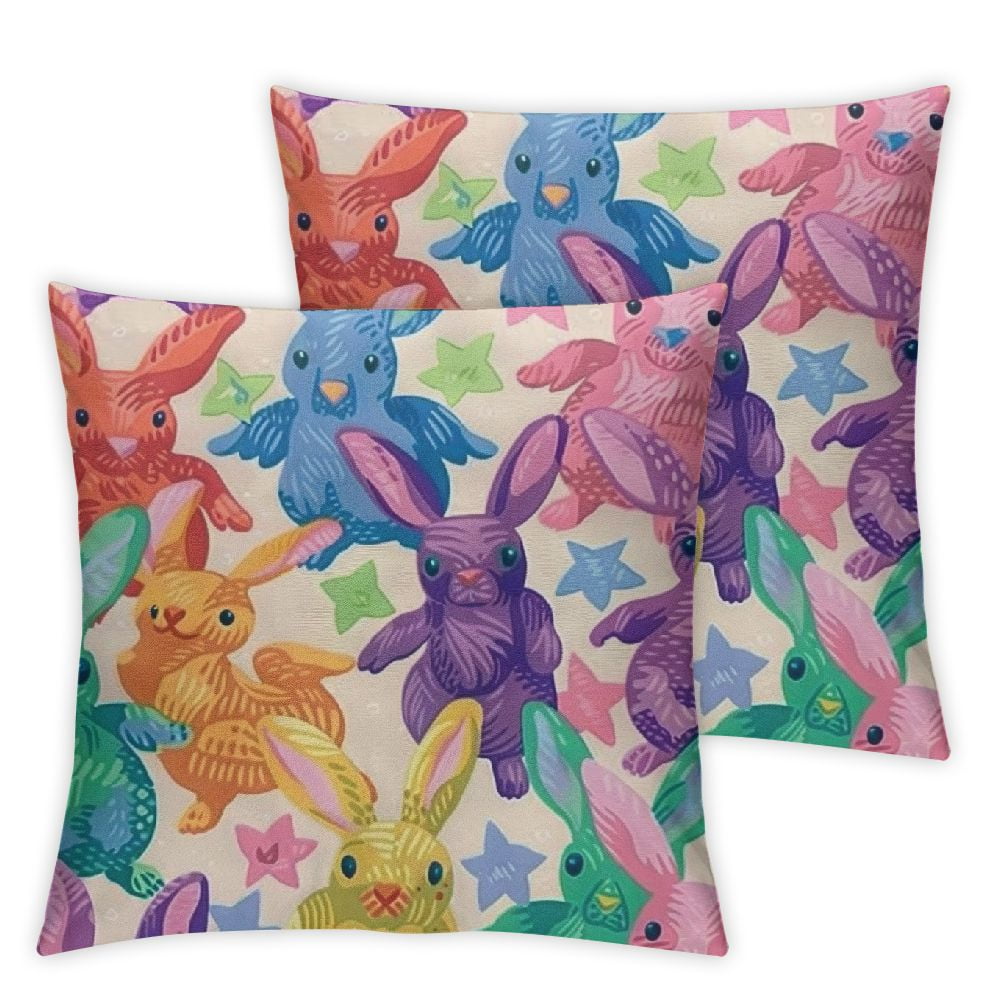 BANET Pillow Covers Set of 2 Bowknot Spring Decorations Throw Pillow ...