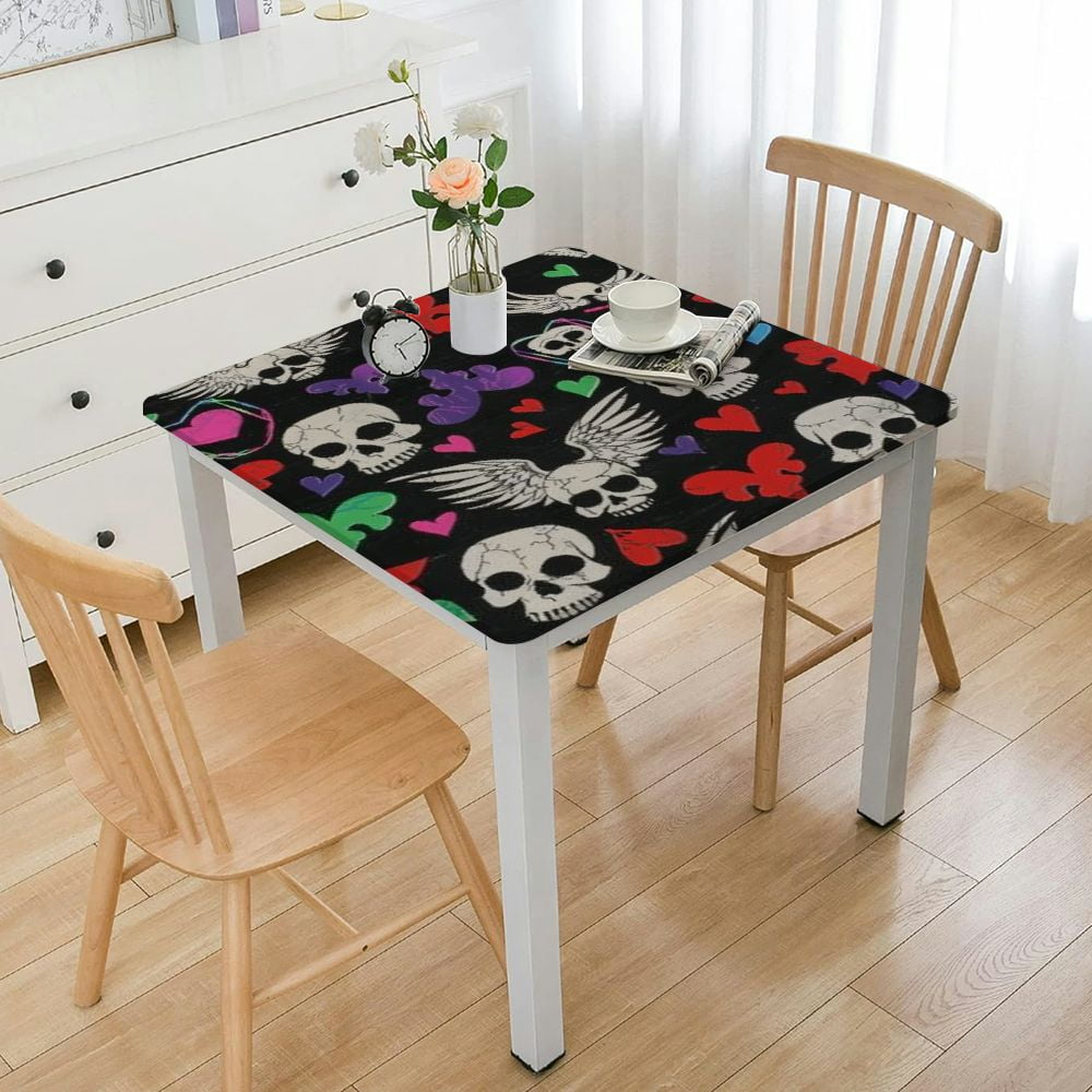 BANET Printed Tablecloth Square - Waterproof and Stain Resistant Table ...
