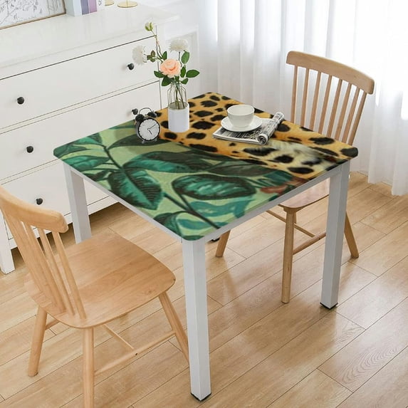 BANET Psychedelic Tiger Square Table Cloth, - Washable Water Resistance ...