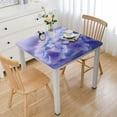 BANET Purple Pink Table Cloth Square Tablecloth Flower Floral Table ...