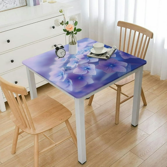 BANET Purple Pink Table Cloth Square Tablecloth Flower Floral Table ...