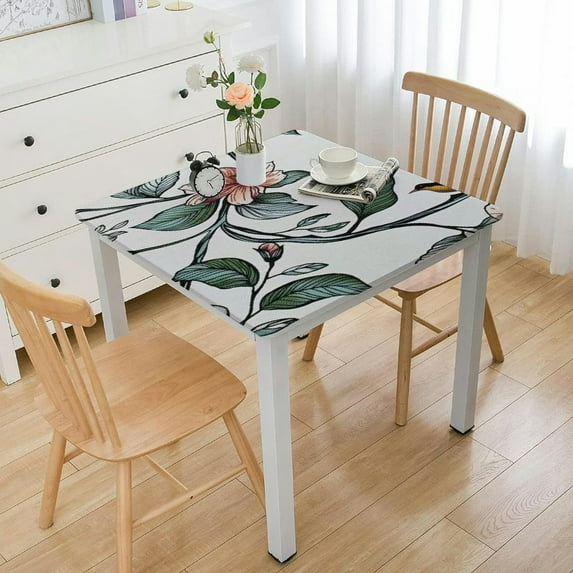 BANET Spring Pattern Tablecloth, Rectangular Table Cloth Anti-Wrinkle ...