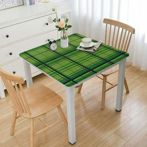 BANET Spring Rectangle Table Cloth Vinyl Tablecloth with Flannel ...