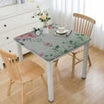 BANET Spring Summer Tablecloth Rectangle ,Pink Daisy Floral Spill Proof ...