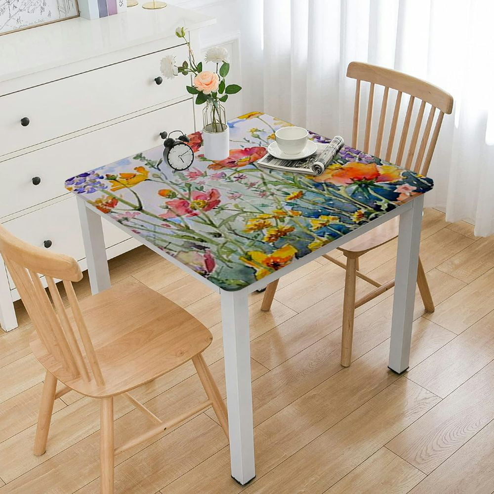 BANET Spring Tablecloth for Rectangle Tables - Blooming Flower Spring ...