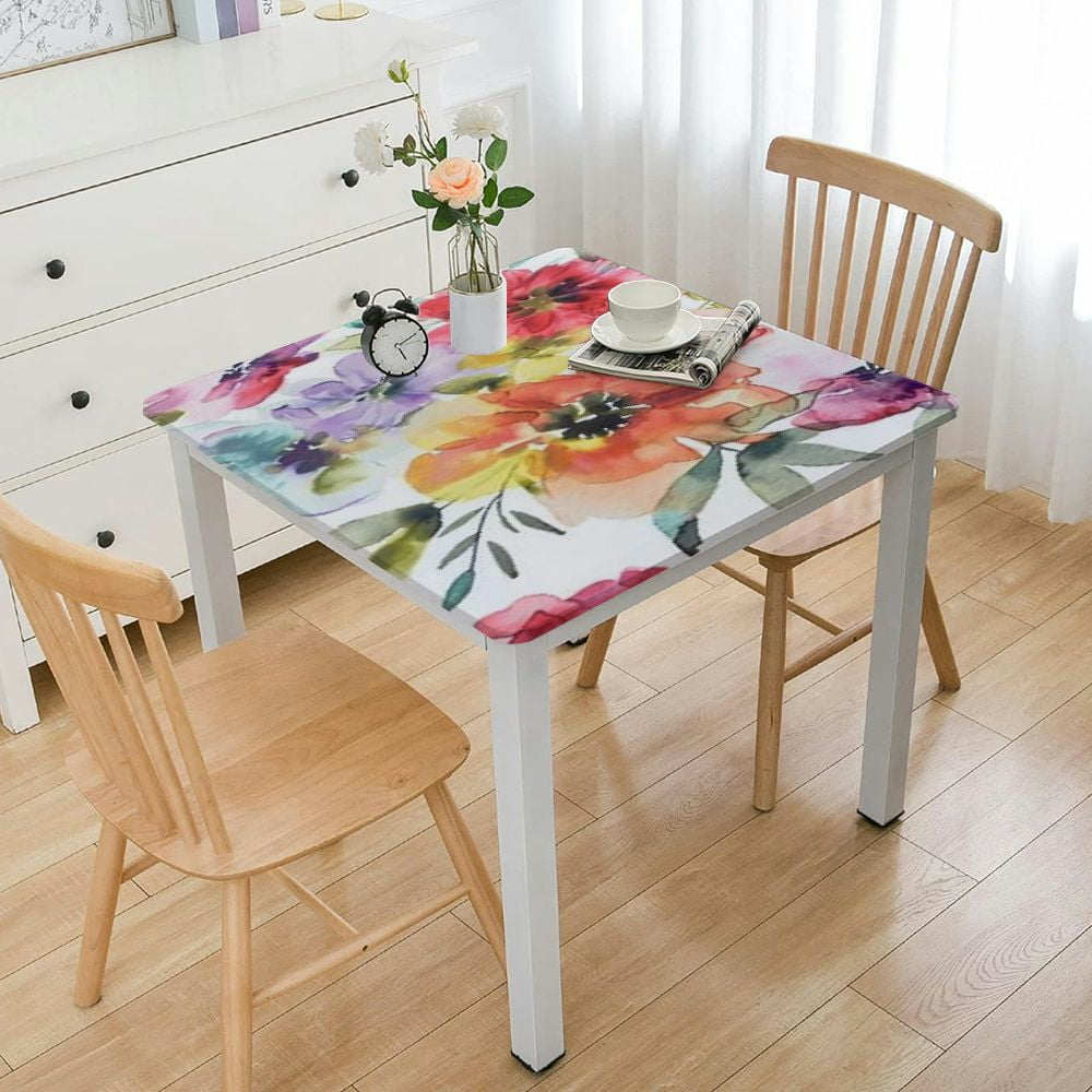 BANET Square Tablecloth Spring Table Cloth Small Floral Cloth ...